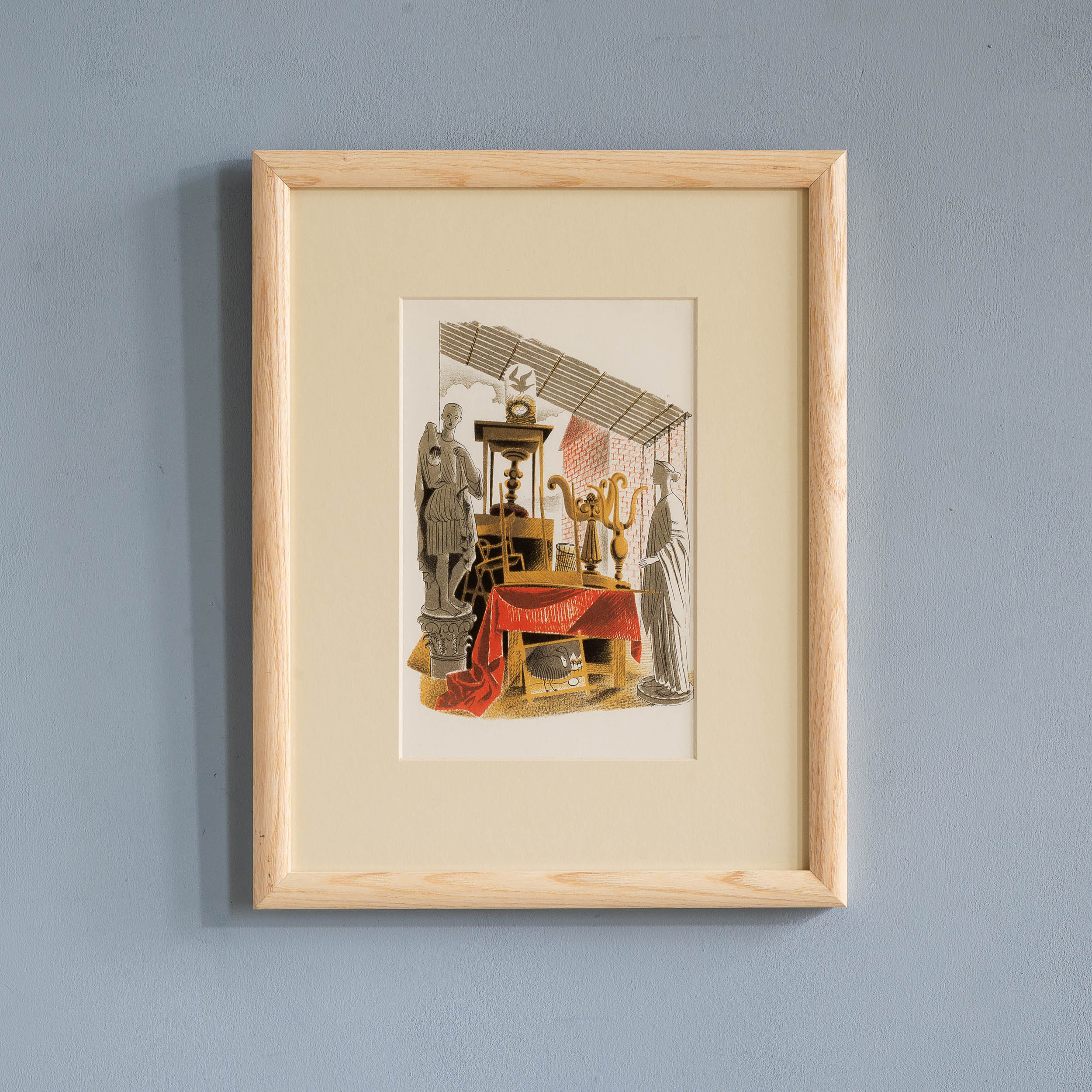 High Street, Eric Ravilious. 'Second Hand Furniture & Effects ...